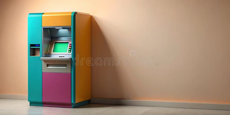 Modern ATM Mockup Design for Enhanced Financial Services a ...