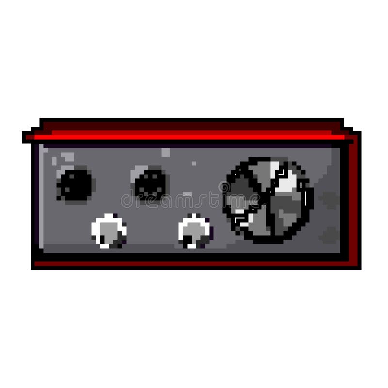Modern Audio Interface Game Pixel Art Vector Illustration Stock Vector ...