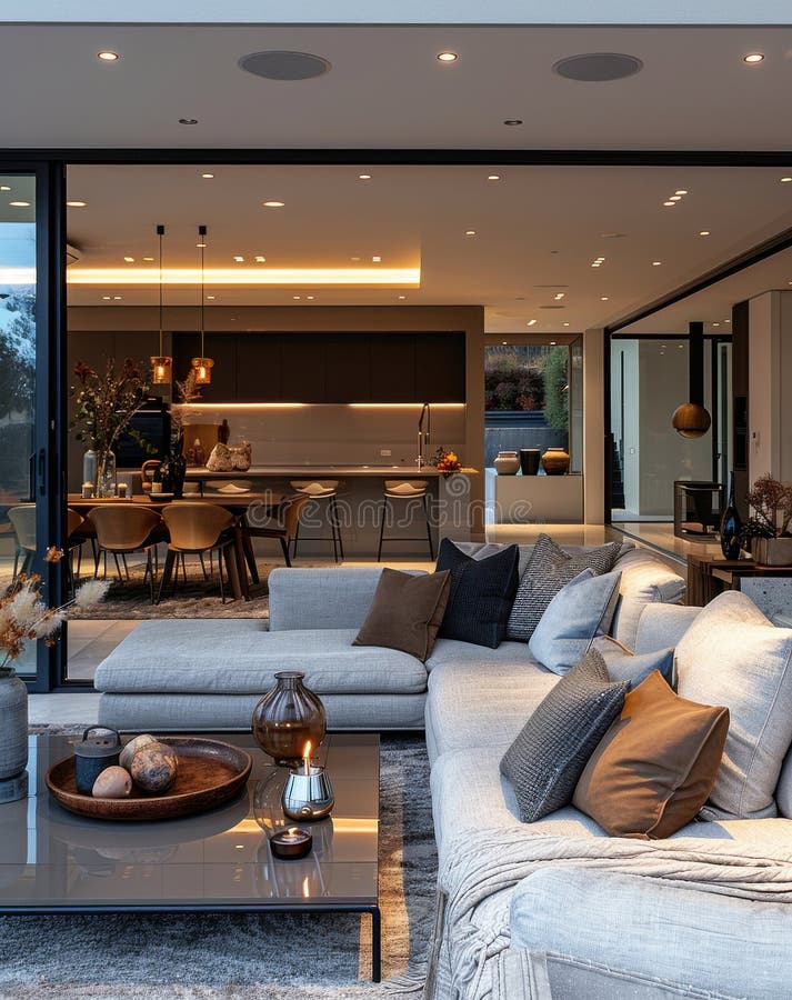 Modern Australian Interior Design Showcasing a Spacious Living Area ...