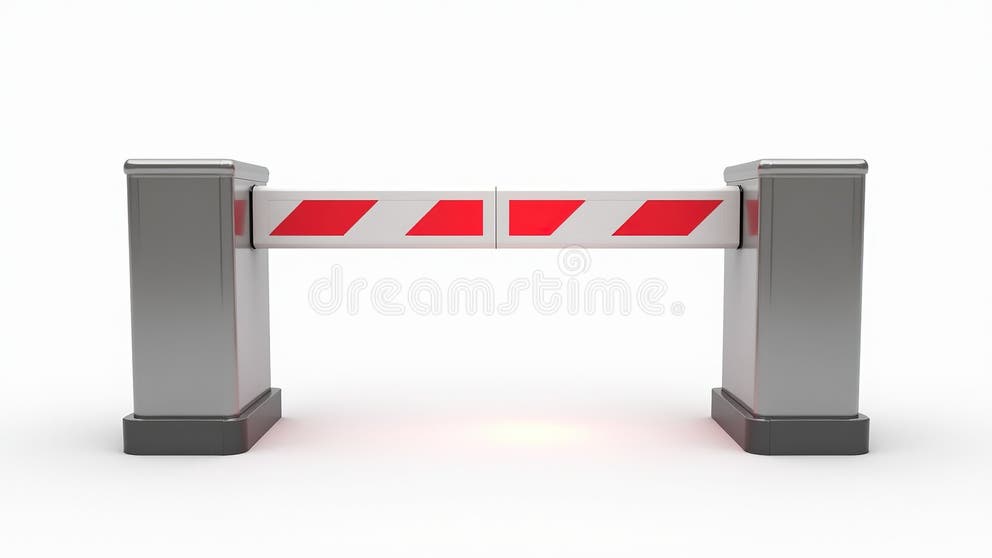 Modern Automatic Boom Barrier System for Enhanced Urban Security Access ...
