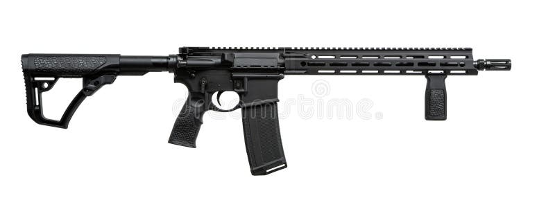A Modern Automatic Carbine without Sights and with an Additional Handle ...