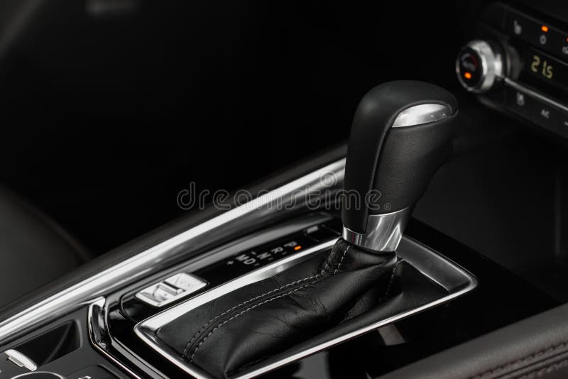 Modern automatic gearbox. stock image. Image of automobile - 263251609