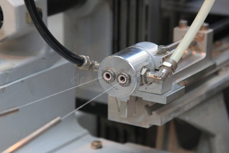 Modern Automatic Spinning Machine Stock Photo - Image of manufacture ...