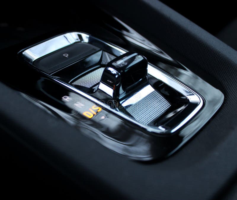 Backlight of Drive Sport Mode Indicator on a Gearbox Shifter of Modern ...