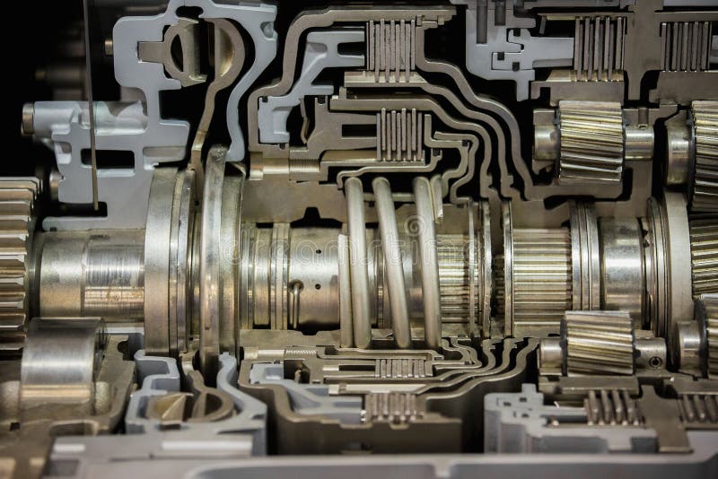 Modern Automatic Transmission Stock Photo - Image of iron, technology ...