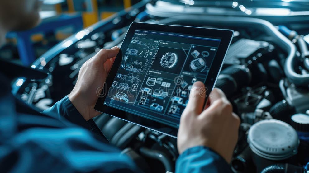 Modern Automotive Technology, Mechanic Using Augmented Reality ...