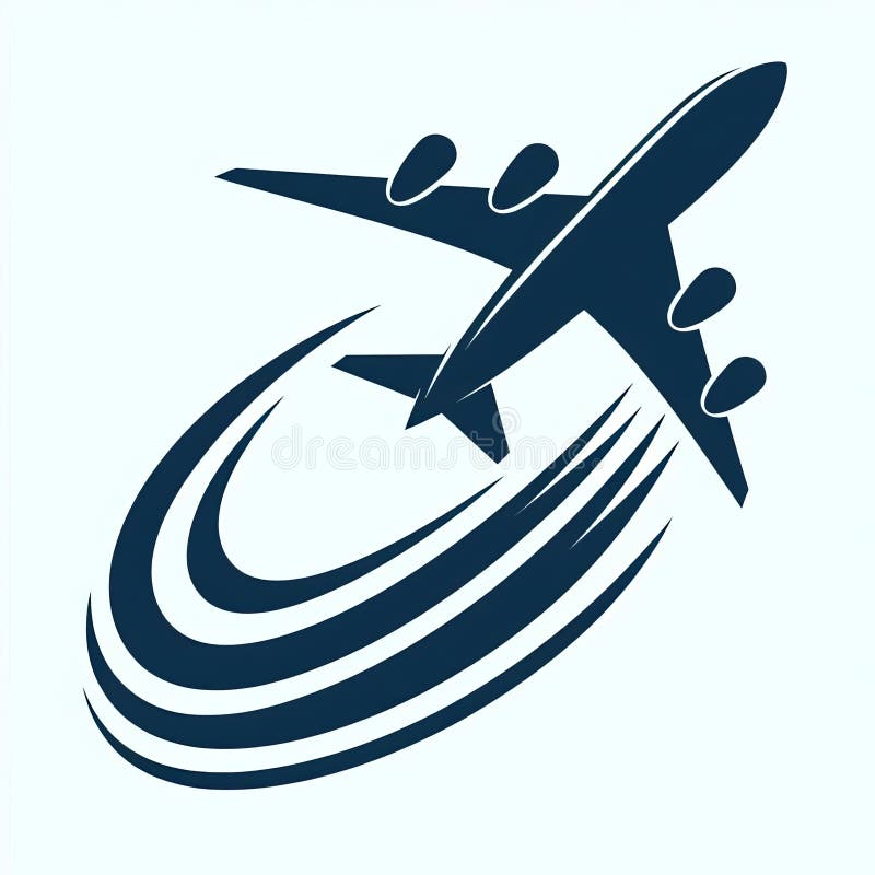 Modern Aviation Symbol Vector Stock Illustration - Illustration of ...