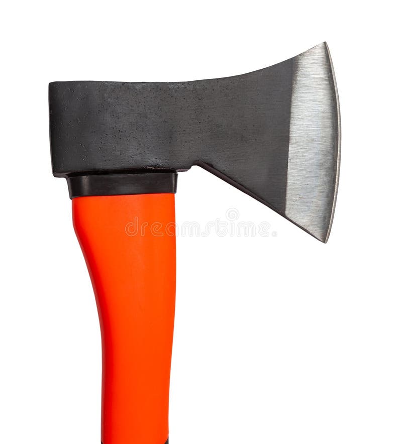 Modern Axe with Red Plastic Handle and Black Painted Head for Various ...