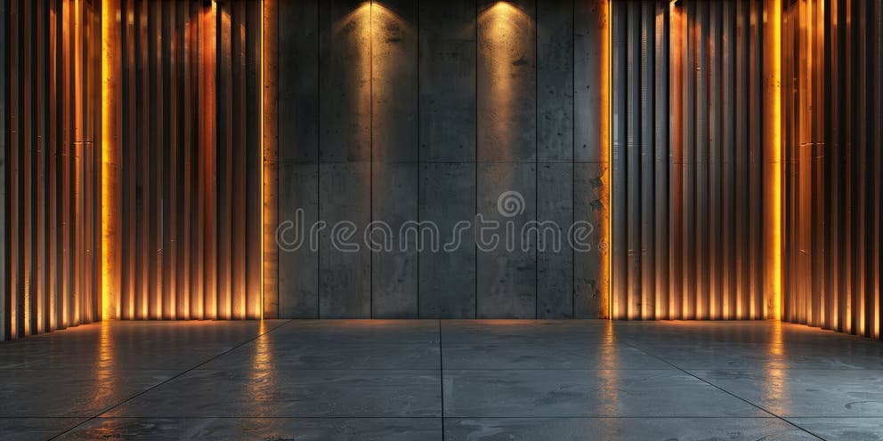 Modern Backdrop Featuring Extensive Space for Text. Stock Illustration ...