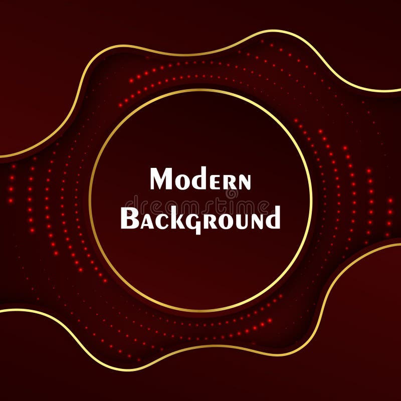 Dark Red Modern Background with Particles Stock Vector - Illustration ...