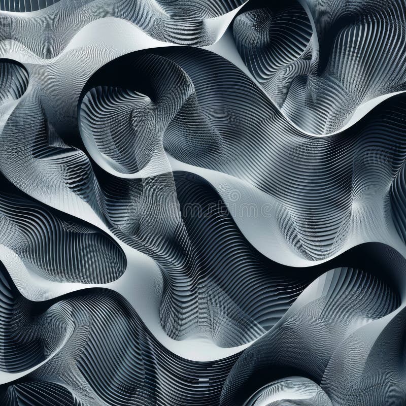 Modern Background with Abstract Conceptual Patterns. Stock Illustration ...