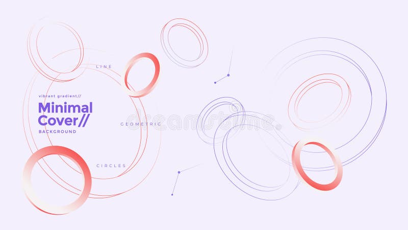 Modern Background Abstract Feel with Red Circles Stock Vector ...