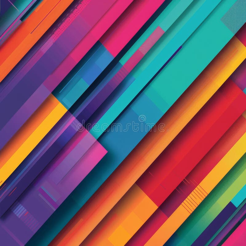 Modern Background with Bold and Vibrant Colors. Stock Illustration ...