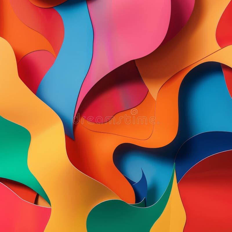 Modern Background with Bold and Vibrant Colors. Stock Illustration ...