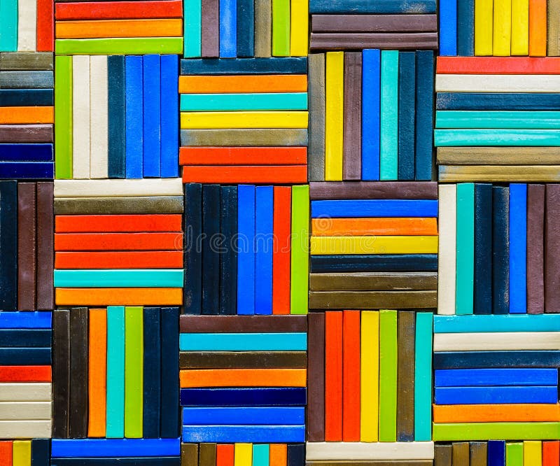 Modern Background of Ceramic Pattern of Multicolored Stock Photo ...