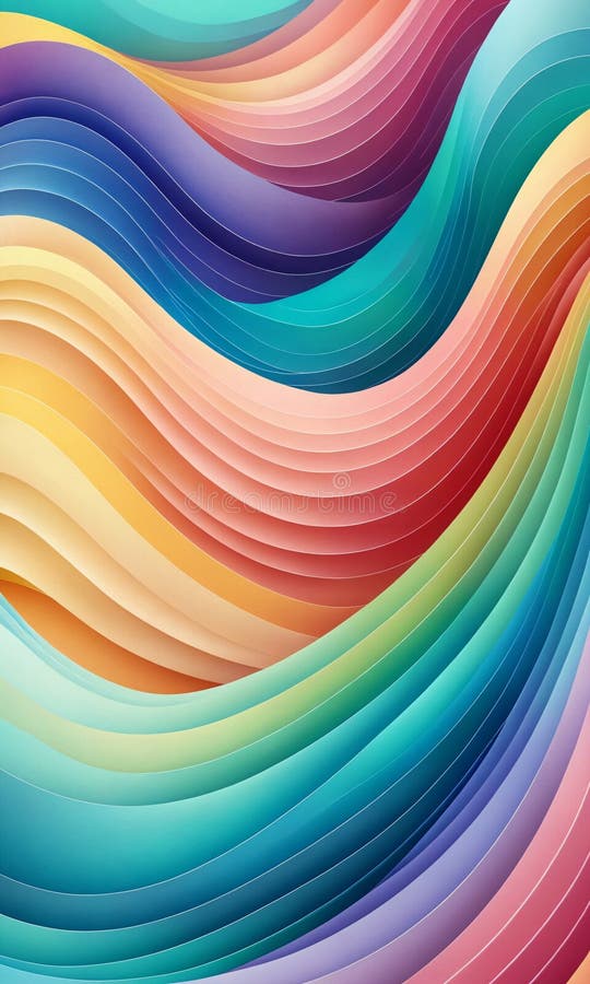 Modern Background Concept. Wave Background. 3d Abstract Shape in the ...