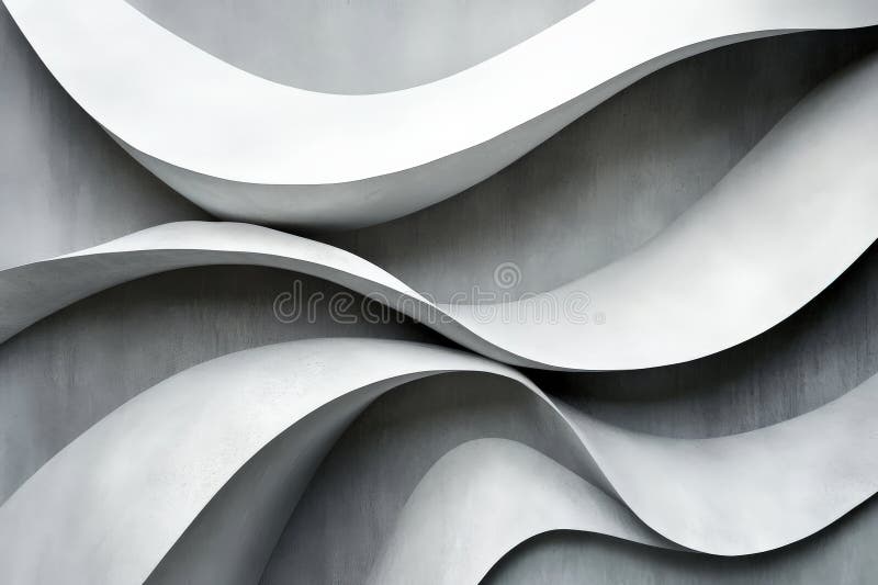A Modern Background with a Curved Shadow Effect in Shades of Grey and ...