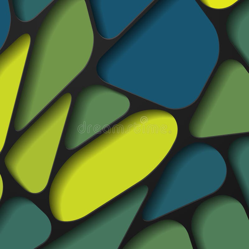 Modern Background with 3D Overlap Layers Effect Stock Vector ...