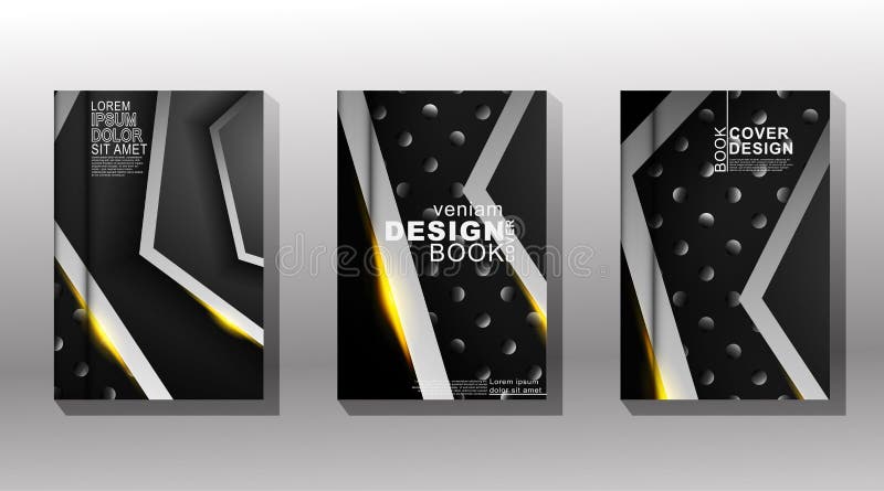 Modern Background Design. Vector Collection of Book Covers with ...