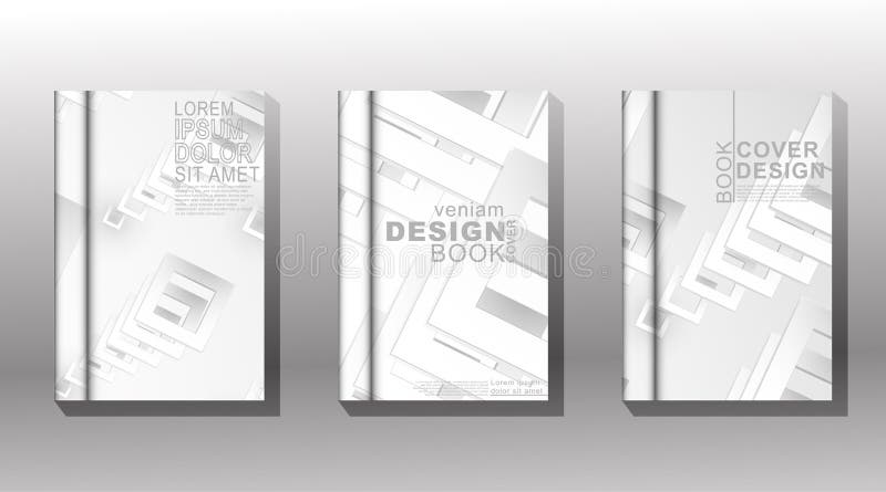 Modern Background Design. Vector Collection of Book Covers with ...