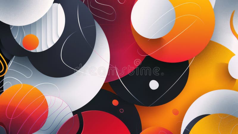Modern Background Featuring Sleek and Abstract Shapes. Stock ...