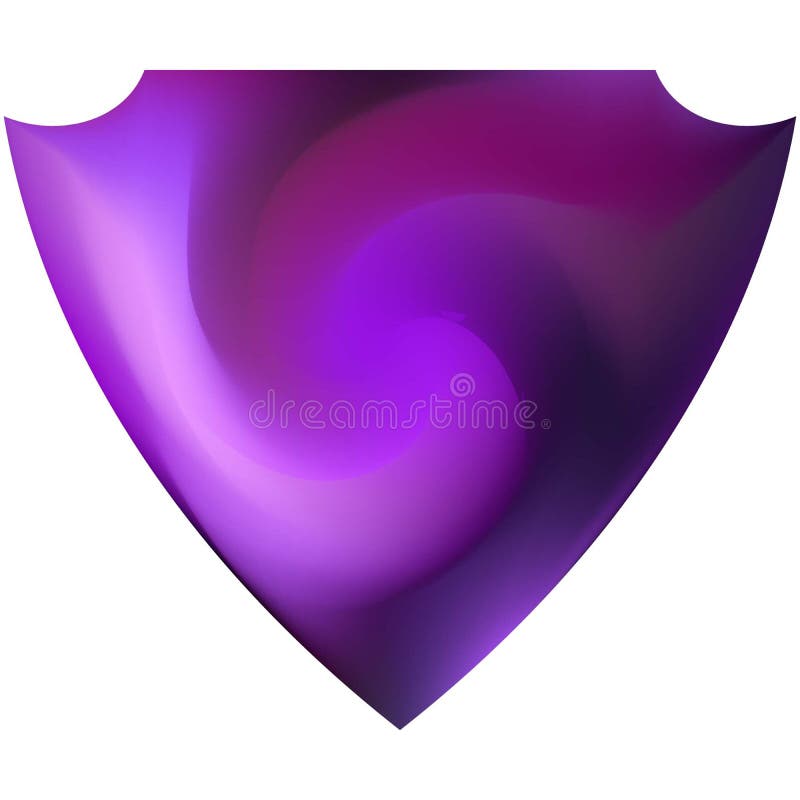 Modern Background in the Form of a Shield Stock Illustration ...