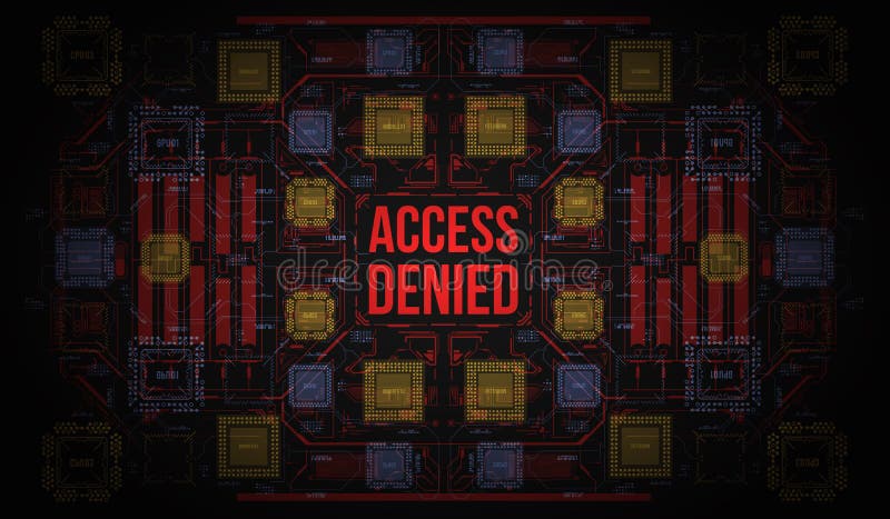 Modern Background with Futuristic User Interface. Electronic Computer ...