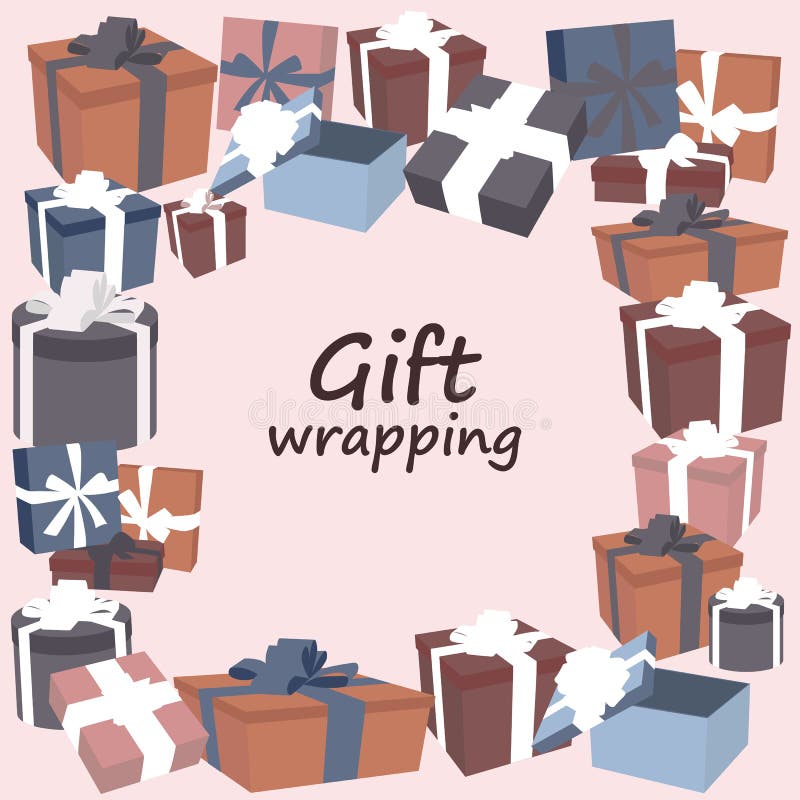 Modern Background With Gift Boxes For Web Design, Banner, Poster, Card ...