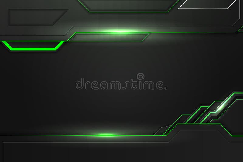 Modern Background Green Color with Element Stock Vector - Illustration ...