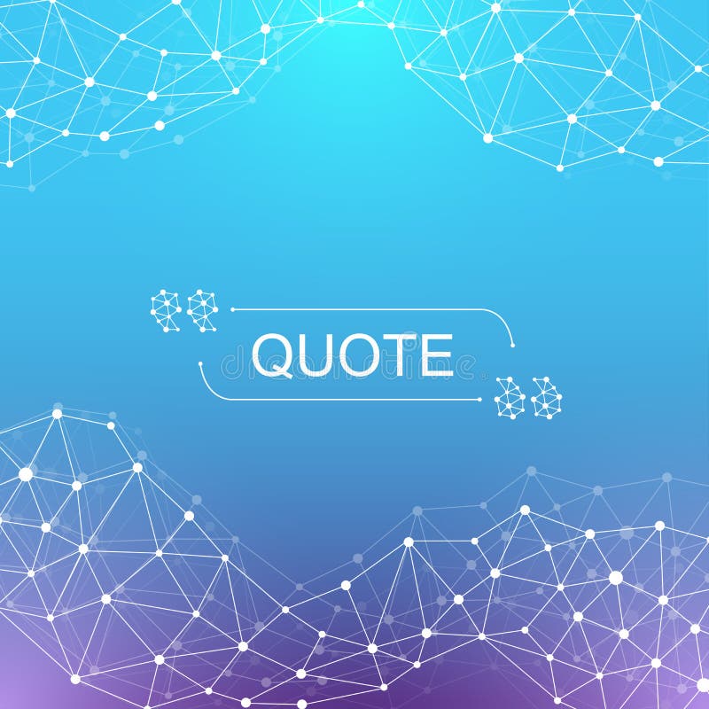 Modern Background Quote Vector. Quote Frame Template Stock Vector ...