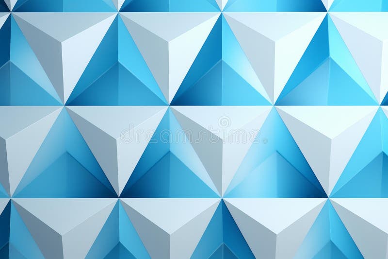 Modern Background with a Seamless Pattern of Blue and White 3d ...