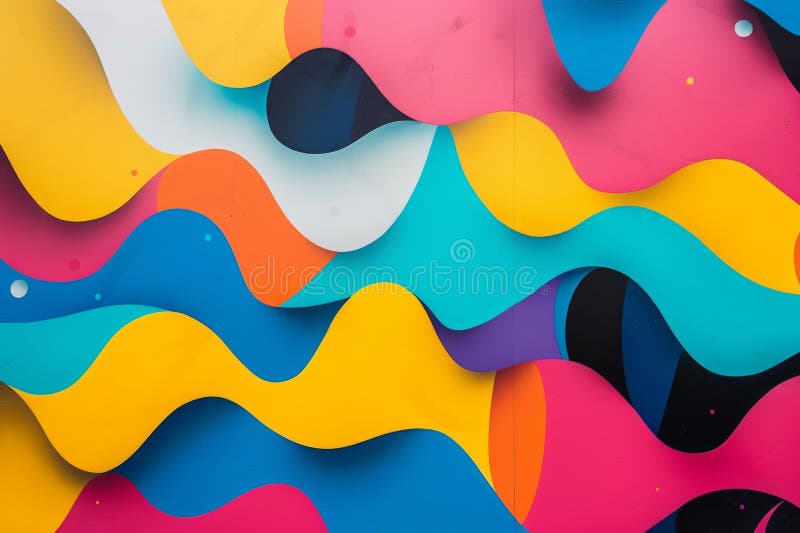 Modern Background Showcasing Bold and Vibrant Designs. Stock ...