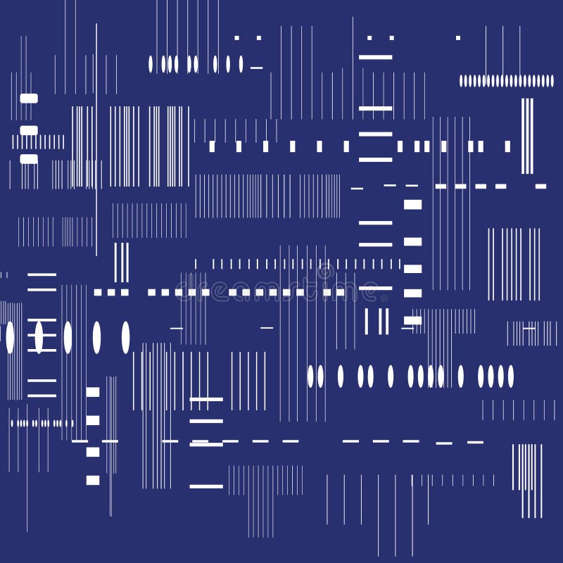 Modern Background with Technological Scheme Stock Illustration ...