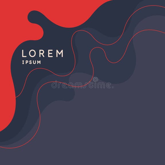 Modern Backgrounds with Abstract Elements and Dynamic Shapes. Compositions of Colored Spots ...