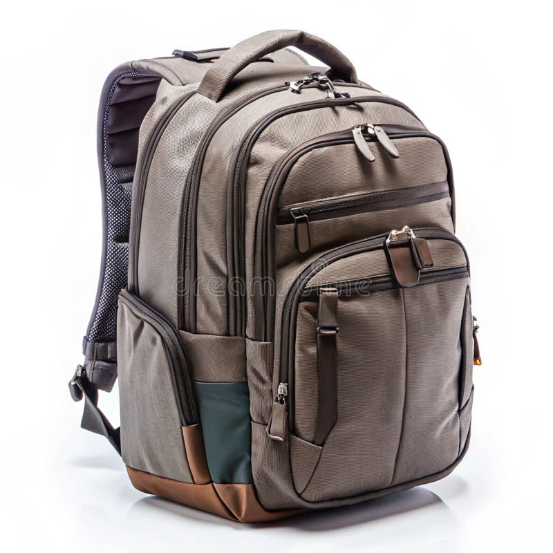 Modern Backpack with Multiple Compartments Stock Illustration ...
