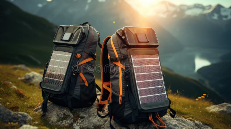 Modern Backpacks with Solar Panels for Charging Electronic Devices ...