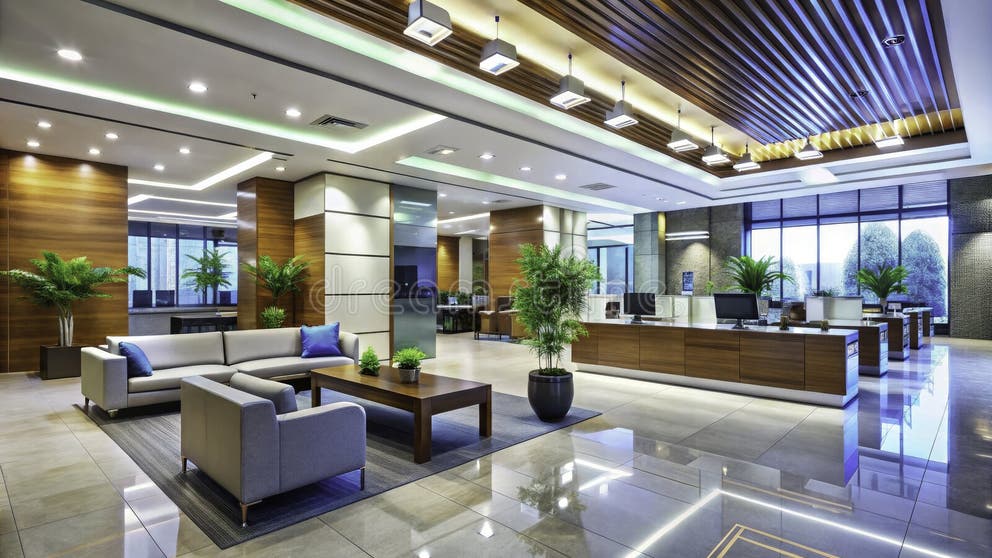 Modern Bank Branch a Seamless Blend of Elegance Security and Innovative ...