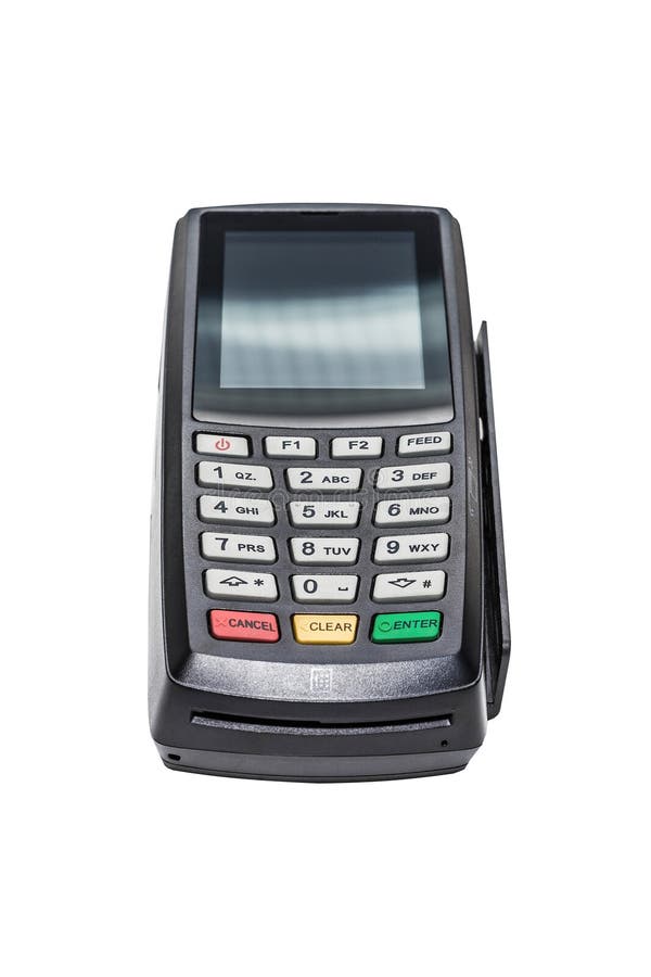 Modern bank terminal stock photo. Image of currency, financial - 85246124