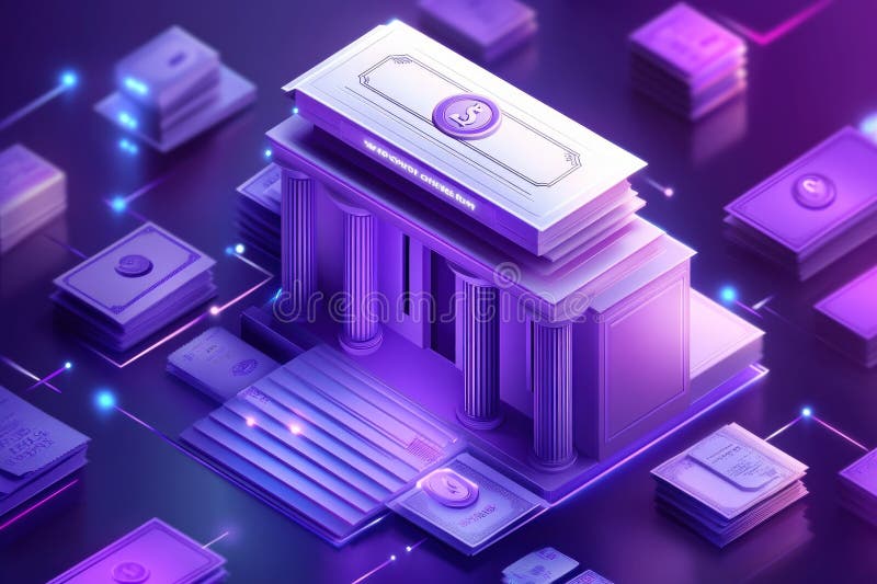 A Modern Bankbook Icon, Clean and Technical, Financial Theme Stock ...