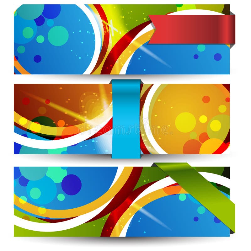 Modern banner/headers stock illustration. Illustration of curve - 53880646