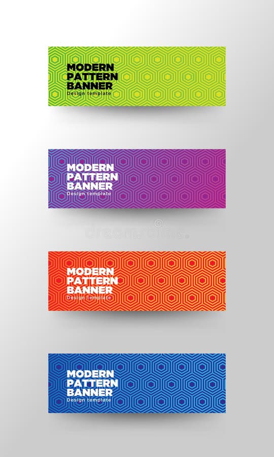 Modern banner pattern stock illustration. Illustration of digital ...