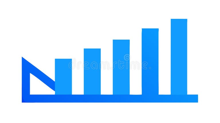 Modern Bar Chart Icon for Data Analysis and Statistics, Vector Design ...