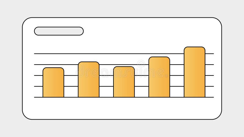 Modern Bar Chart Infographic Design Stock Vector - Illustration of ...