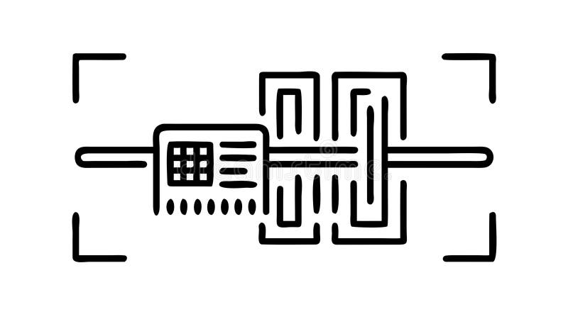 Contemporary Barcode Scanner Stock Illustrations – 76 Contemporary ...