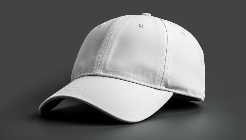 Modern Baseball Cap Design on White Background Generated by AI Stock ...