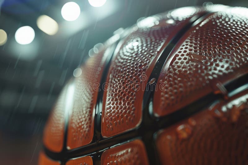 Modern Basketball Basket Close-up Stock Illustration - Illustration of ...