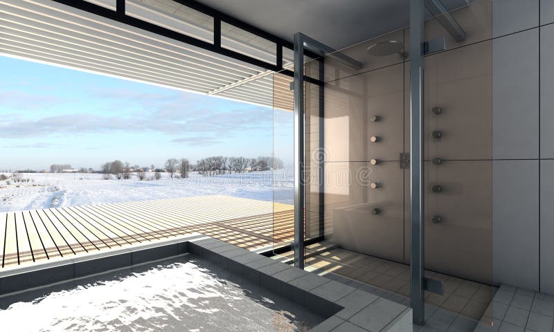 1,306 Rendering Light Modern Bathroom Stock Photos - Free & Royalty ...