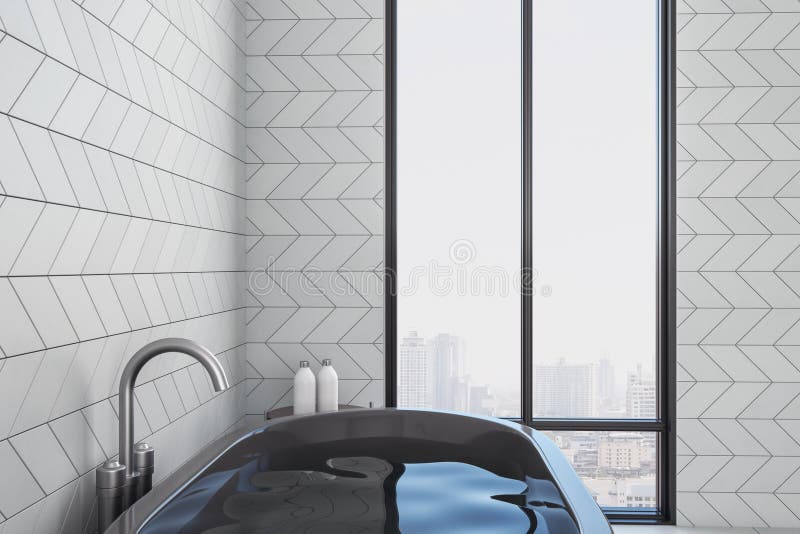 Modern bathroom interior stock illustration. Illustration of bathroom ...