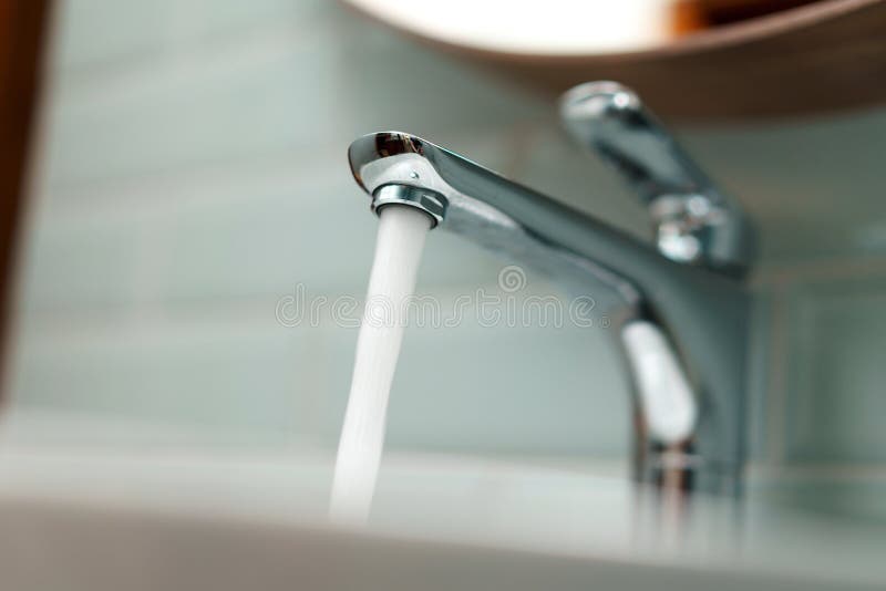 Modern Bathroom Interior with White Ceramic Sink Stock Photo - Image of ...