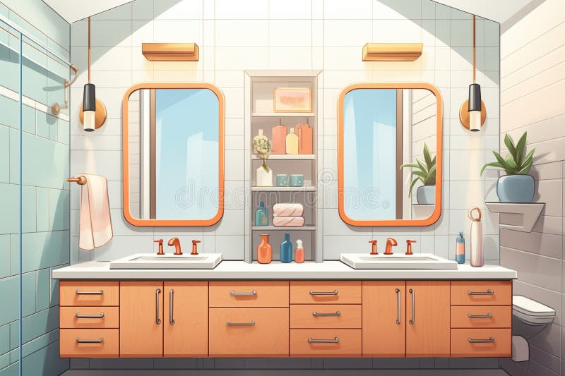 Offset Vanity Stock Illustrations – 2 Offset Vanity Stock Illustrations ...